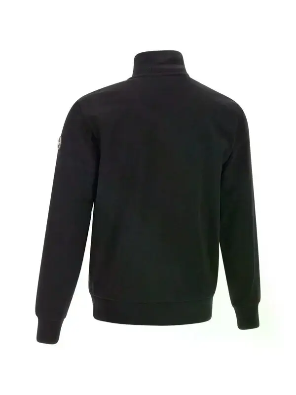 COLMAR Zip-up Cotton Sweatshirt - Black