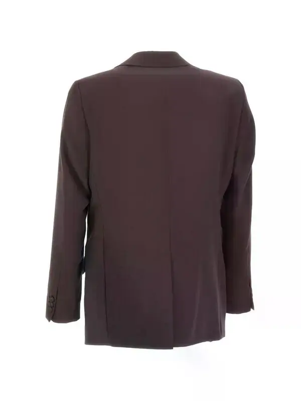 BOSS Single-breasted Twill Blazer - Brown