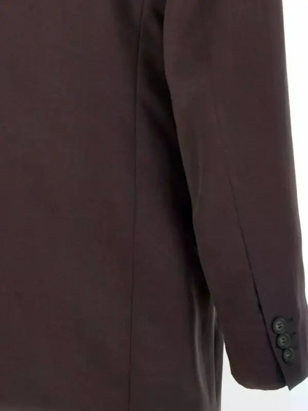 BOSS Single-breasted Twill Blazer - Brown
