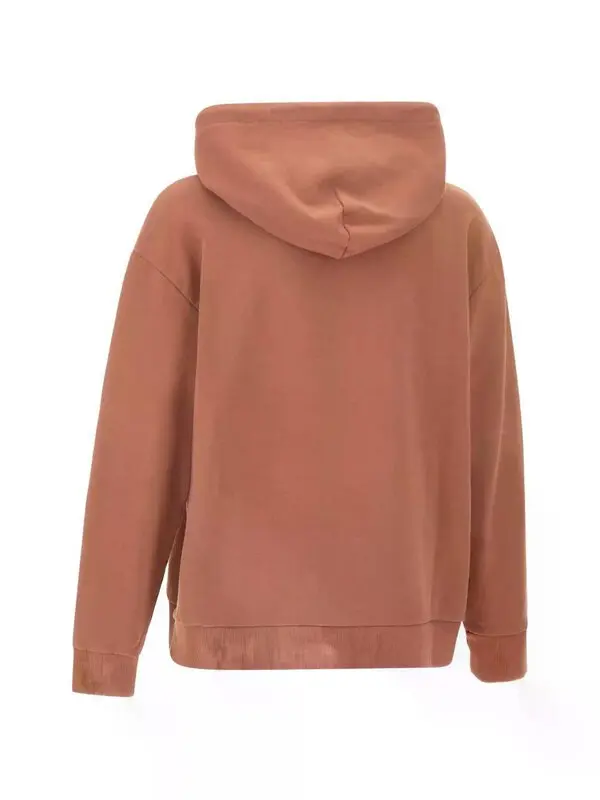 MAISON MARGIELA Logo-patch Hoodie - Brown