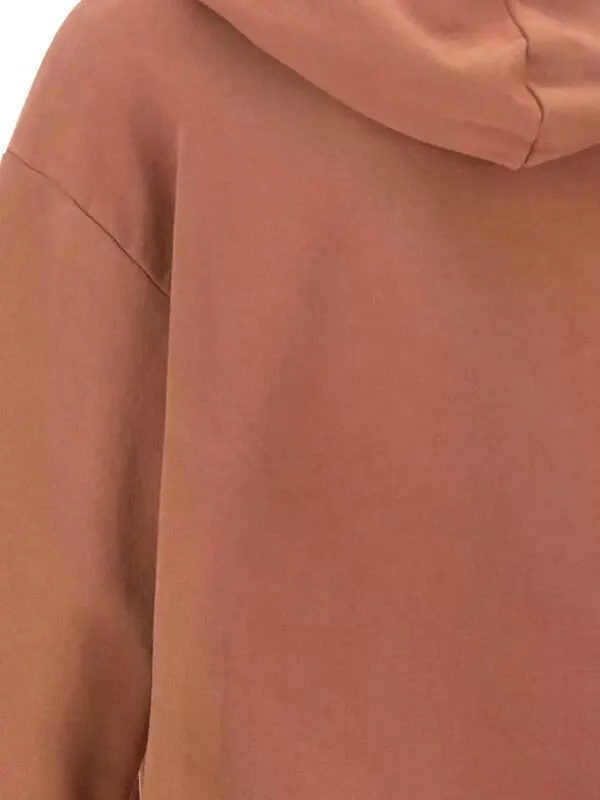 MAISON MARGIELA Logo-patch Hoodie - Brown