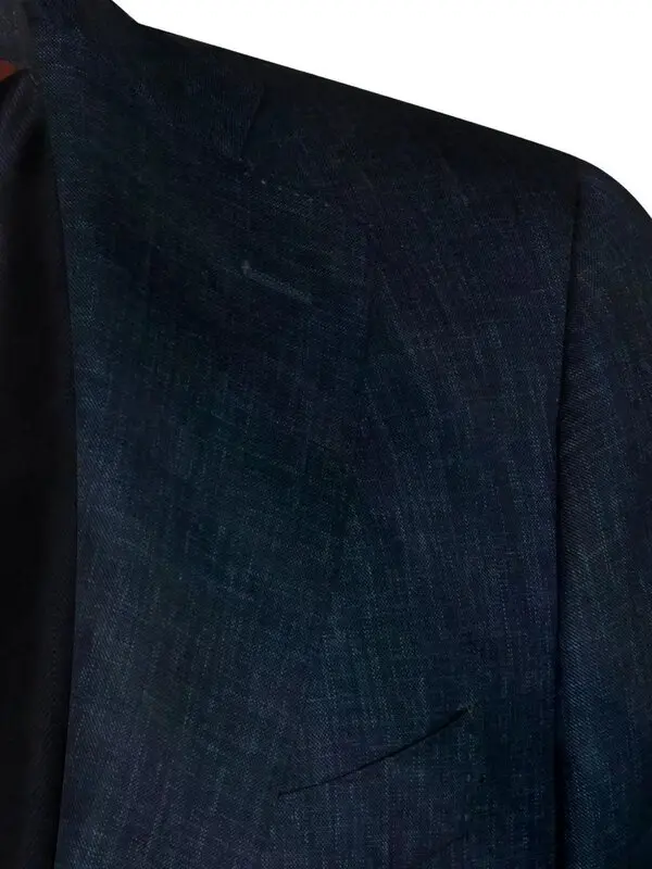 Canali Single-breasted Wool Suit - Blue