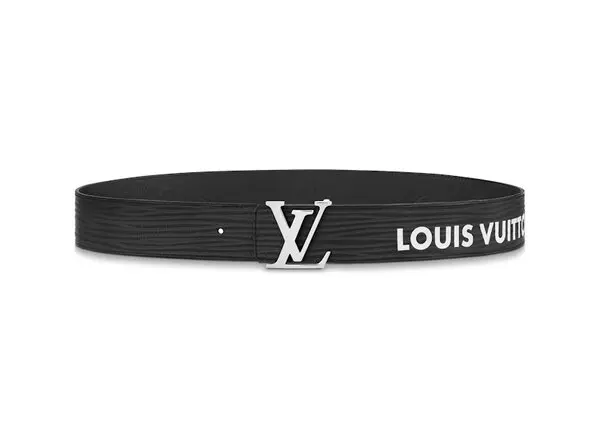LOUIS VUITTON Initials 40mm Reversible Belt - Black/eclipse