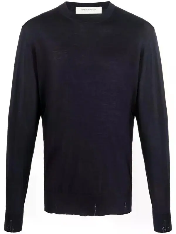 GOLDEN GOOSE Logo-patch Wool Jumper