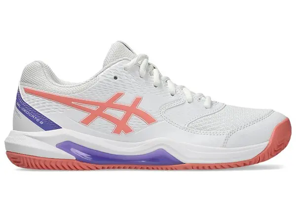 Asics Gel-dedicate 8 Padel - White/guava