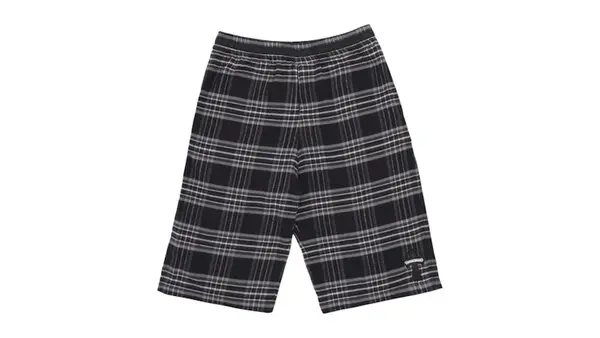 Chrome Hearts Cross Patch Flannel Shorts - Grey