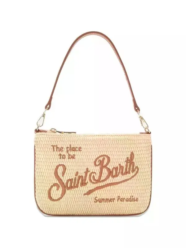 MC2 SAINT BARTH Mini Parisienne Shoulder Bag - Neutrals