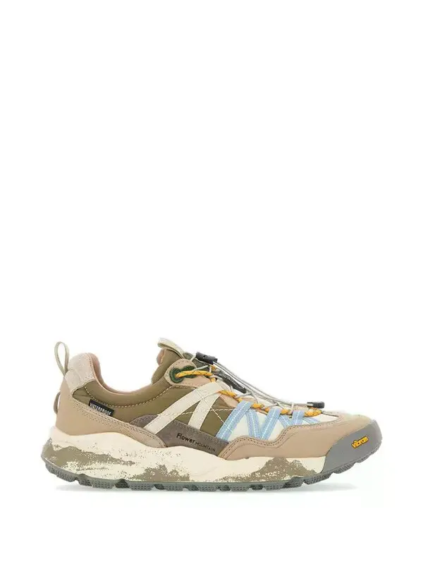 FLOWER MOUNTAIN Iwano Panelled Sneakers - Neutrals