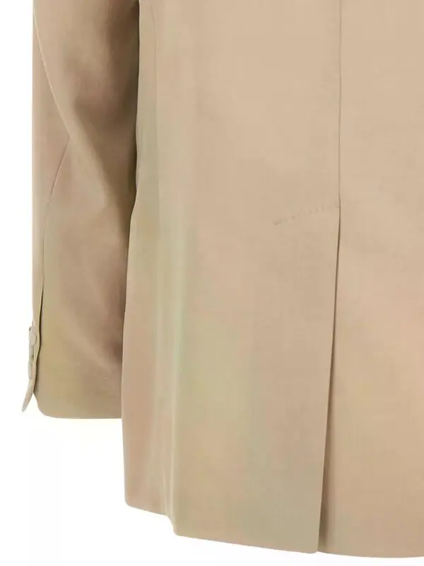 BOSS Single-breasted Twill Blazer - Neutrals
