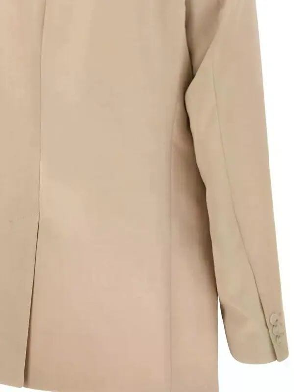 BOSS Single-breasted Twill Blazer - Neutrals