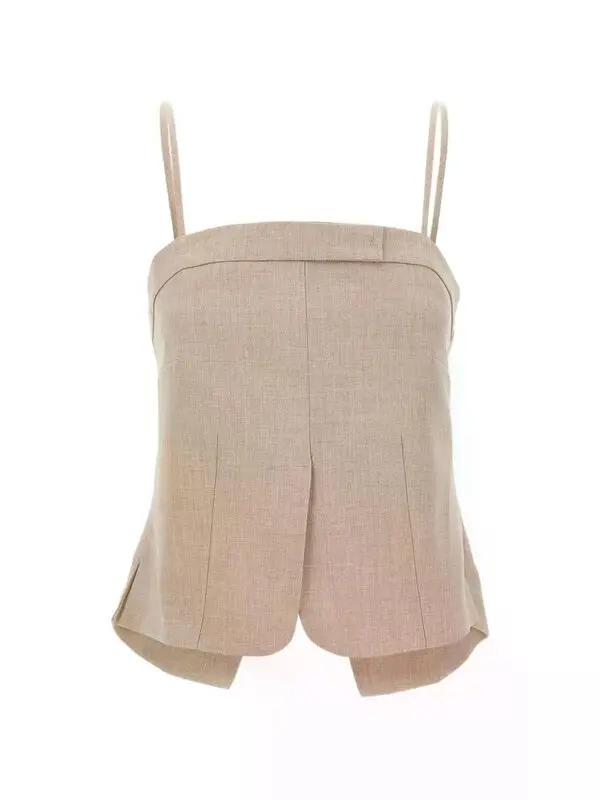 THE GARMENT Pisano Front-slit Top - Neutrals