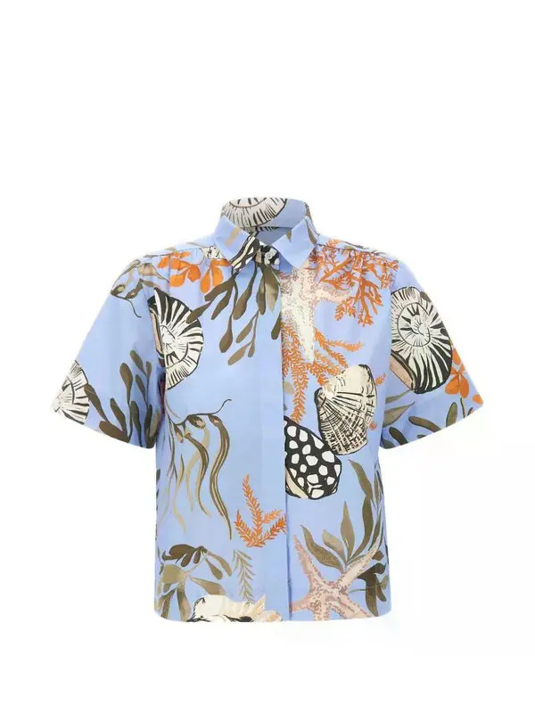 Marella Marine-print Shirt