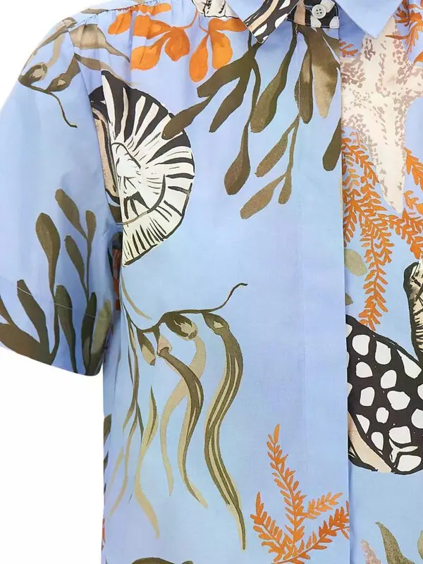 Marella Marine-print Shirt