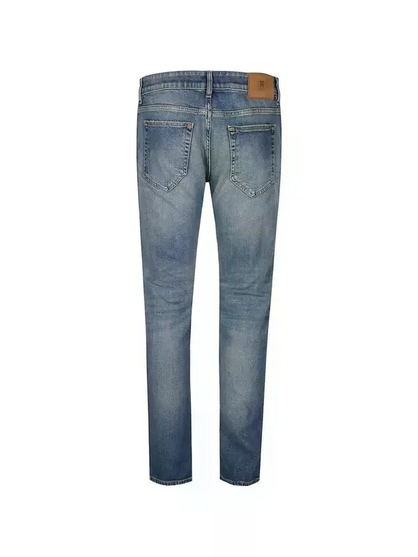 PT TORINO Faded-effect Whiskered Jeans