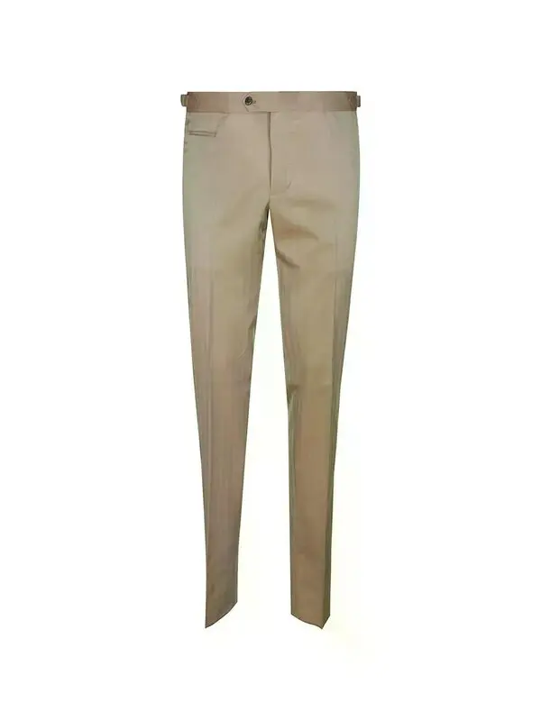 PT TORINO Chevron-patterned Trousers - Neutrals