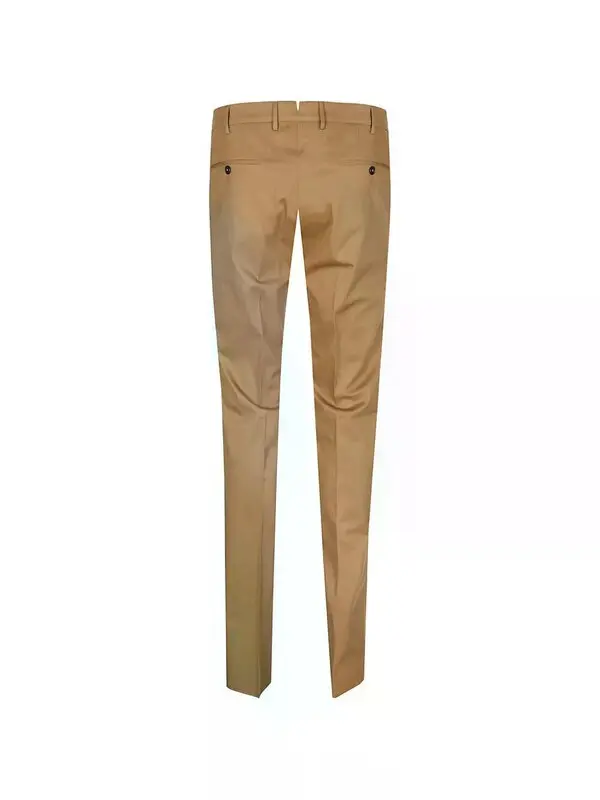 PT TORINO Pressed-crease Trousers - Neutrals