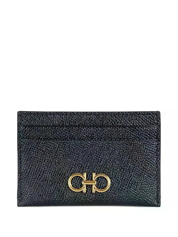 FERRAGAMO Gancini Cardholder - Black