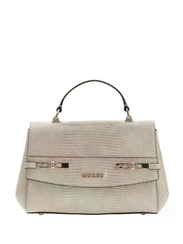 Guess Melinda Lizard-effect Tote Bag - Neutrals
