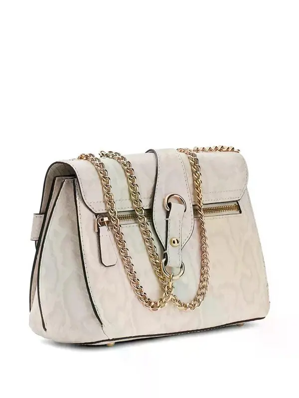 Guess Serenova Snakeskin-print Shoulder Bag