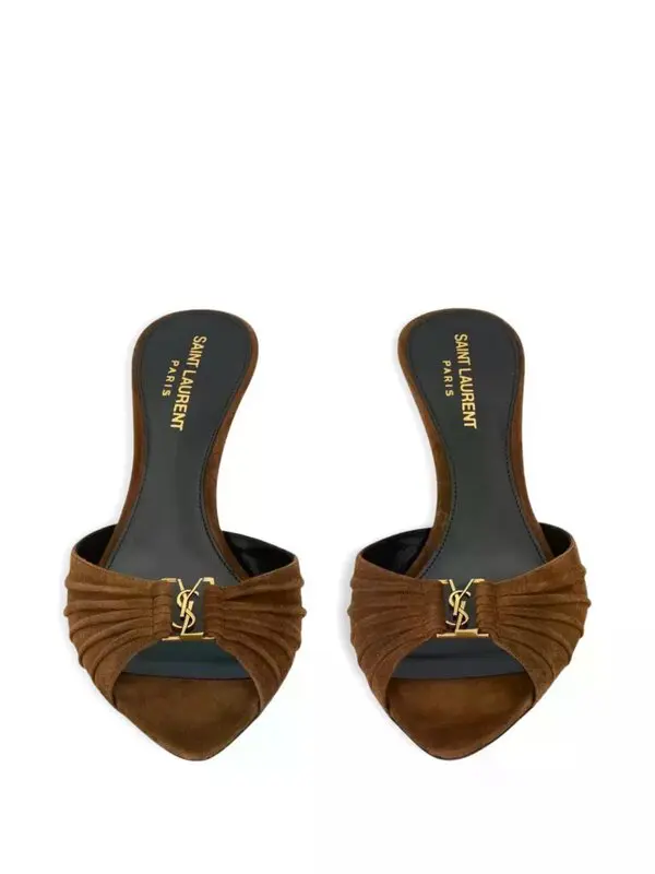 Saint Laurent Baabylone Cassandre Sandals