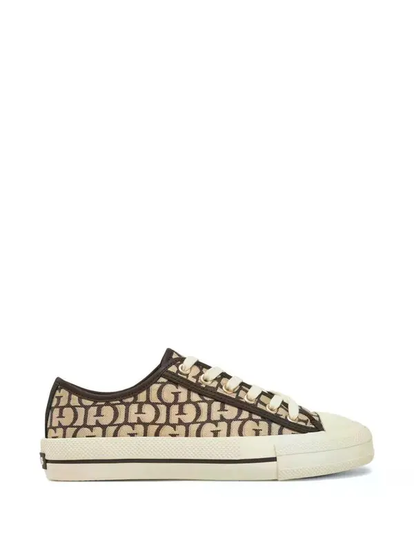 Guess Monogram-pattern Sneakers - Neutrals