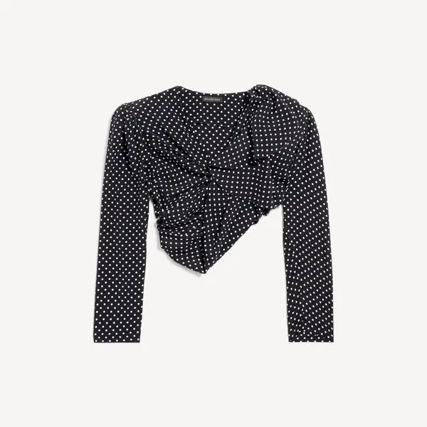 Balenciaga Tucked-in Blouse - Black