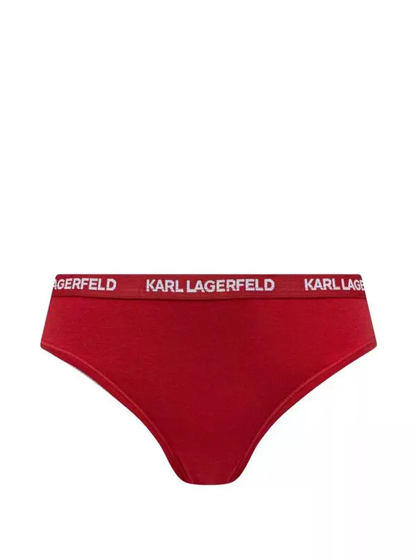 Karl Lagerfeld Logo-waistband Briefs
