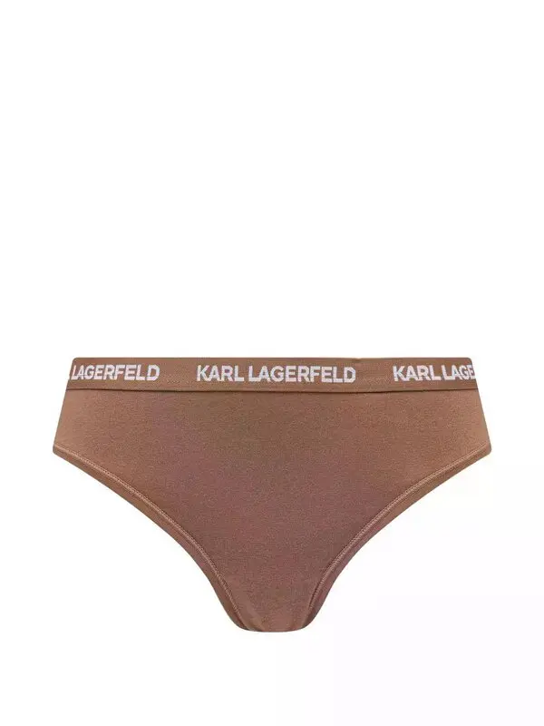 Karl Lagerfeld Logo-waistband Briefs