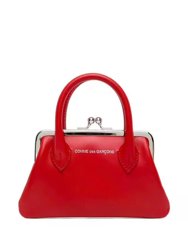 Comme Des Garçons Small Logo-print Wallet - Red