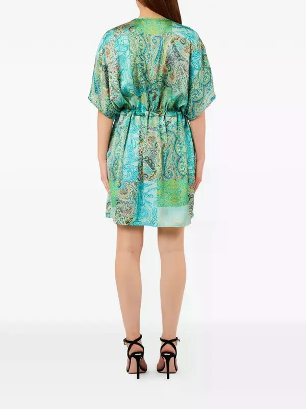 Liu Jo Paisley-print Drawstring Kaftan