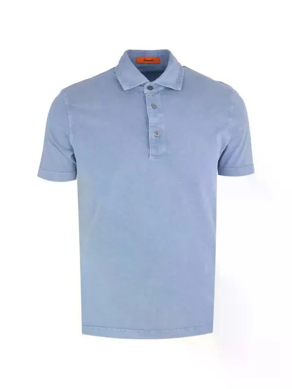 DRUMOHR Short-sleeve Polo Shirt - Blue