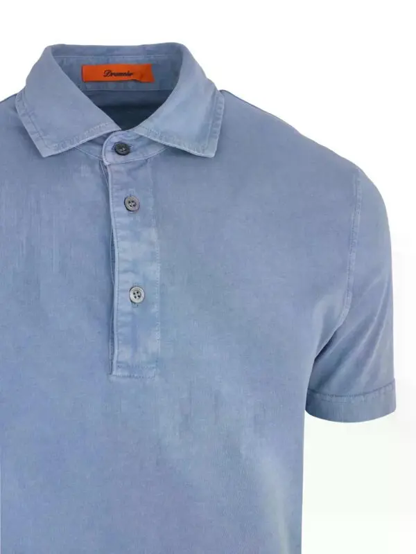 DRUMOHR Short-sleeve Polo Shirt - Blue