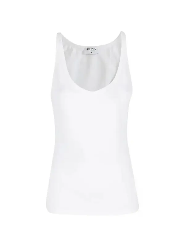 Filippa K V-neck Tank Top - White