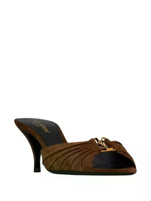 Saint Laurent Baabylone Cassandre Sandals