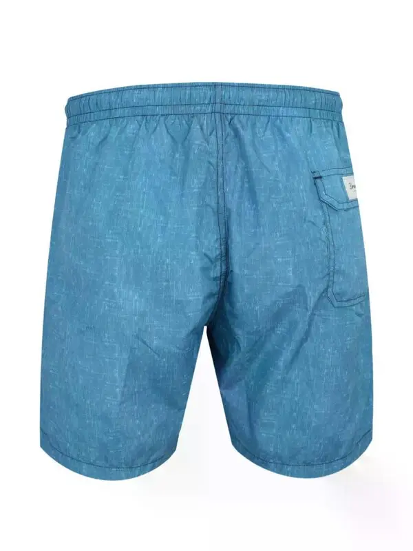 DRUMOHR Slub-texture Drawstring Shorts - Blue
