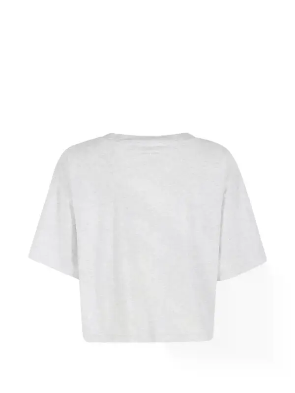 ANINE BING Johnny Cropped T-shirt - Grey
