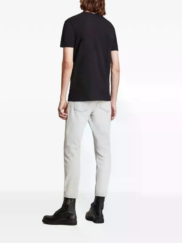 ALLSAINTS Raw-cut T-shirt - Black