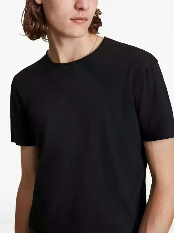 ALLSAINTS Raw-cut T-shirt - Black