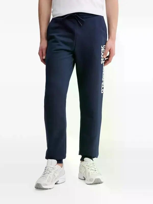 Karl Lagerfeld Logo-print Slim-fit Track Pants - Blue