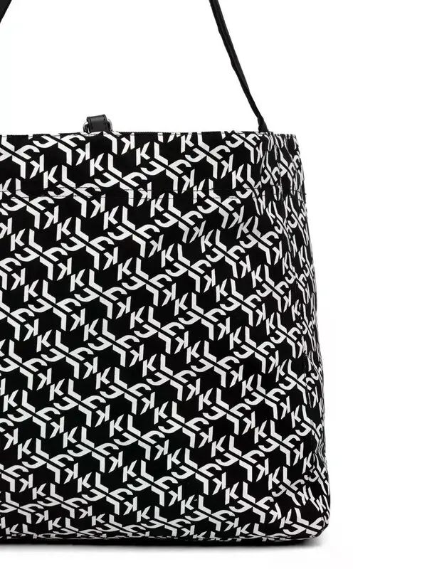 Karl Lagerfeld Monogram Print Tote