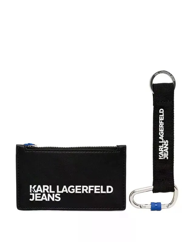 Karl Lagerfeld Logo-print Cardholder - Black