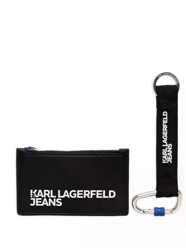 Karl Lagerfeld Logo-print Cardholder - Black