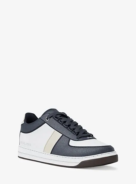 Michael Kors Brady Color-block Leather Sneaker - Blue
