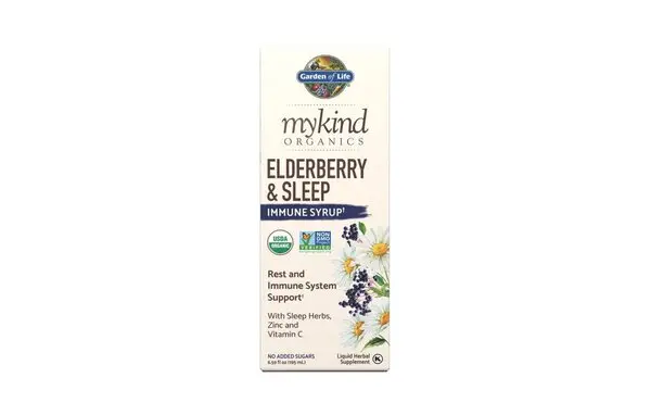 NOW FOODS Garden Of Life Mykind Organics Elderberry And Sleep Syrup - No Color