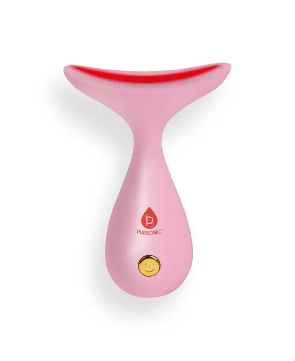 PURSONIC Led Light Therapy Neck And Face Sculpting Wand - Pink