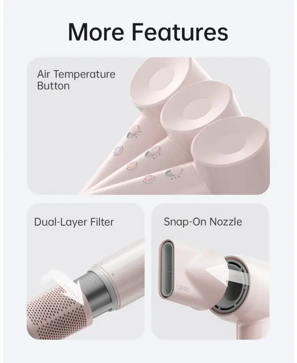 LAIFEN Swift Se Lite Hair Dryer W/ 1 Nozzle