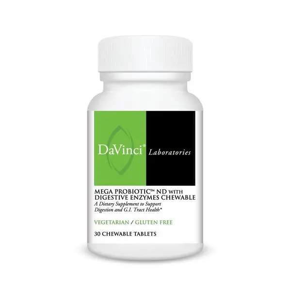 DAVINCI LABS Davinci Mega Probiotic Nd With Digestive Enzymes Chewable - No Color