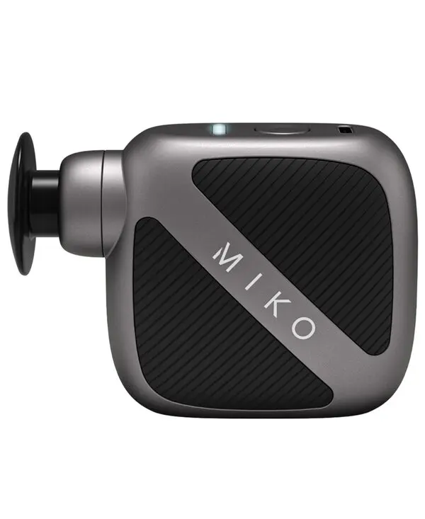 MIKO Pulse Go Portable Massage Gun With Adjustable Intensity And Interchangeable Heads For Targeted Muscle Relief