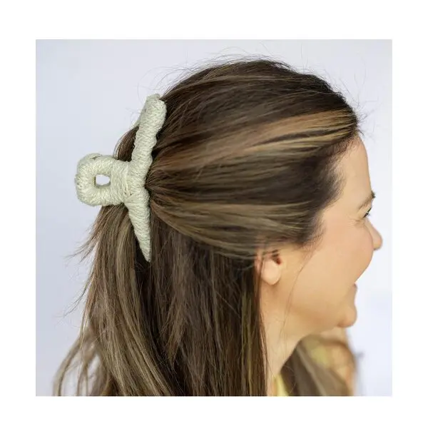 HEADBANDS OF HOPE Large Looped Threaded Claw Clip