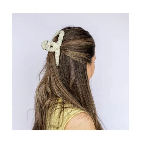 HEADBANDS OF HOPE Large Looped Threaded Claw Clip